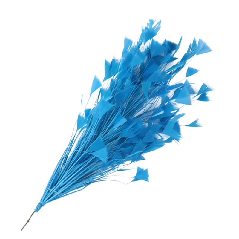 Multi Colors Stock Millinery Feathers and Mounts Turkey Feather Flowers ...