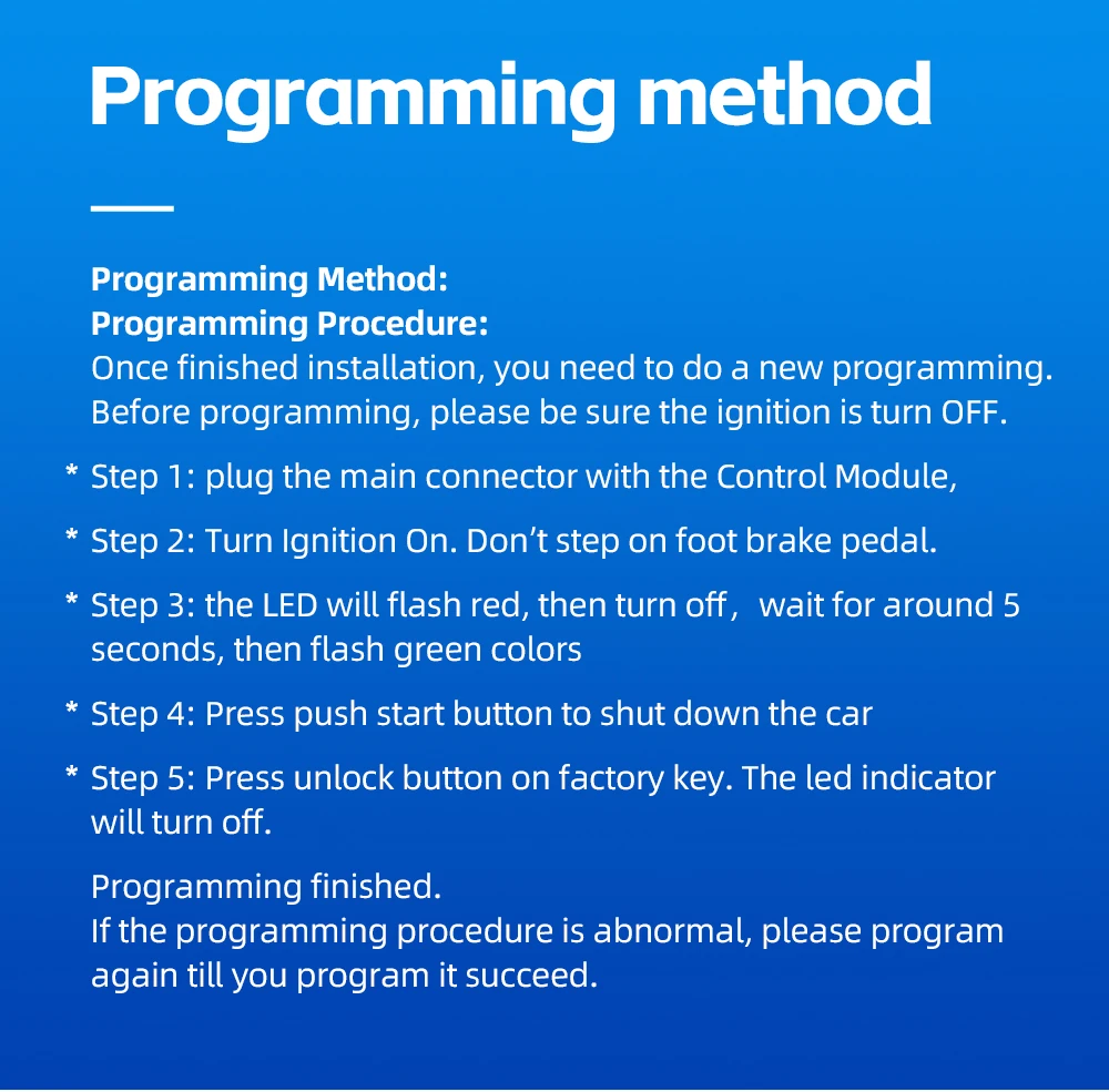 Plug & Play Remote Starter Fit For Toyota Prado 2018-2020 Gas Engine ...