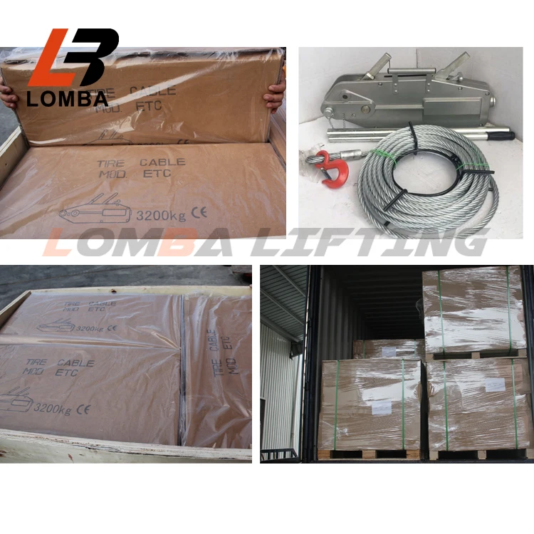 Wire Rope Pulling Machine Tirfor 3.2ton - Buy Tirfor 3.2 Ton,Pulling ...