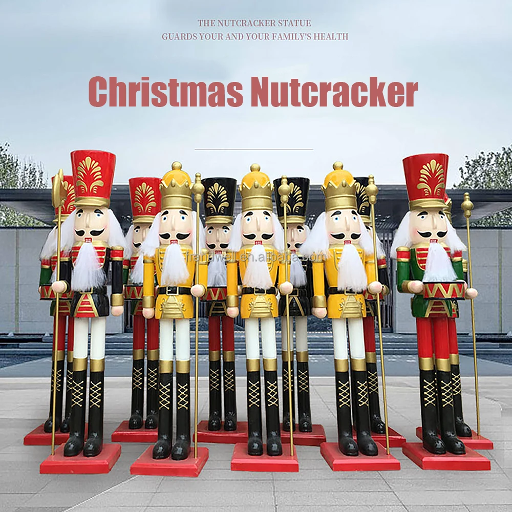 6ft Tall Life-size Large/giant Christmas Fiberglass Nutcracker Soldier ...