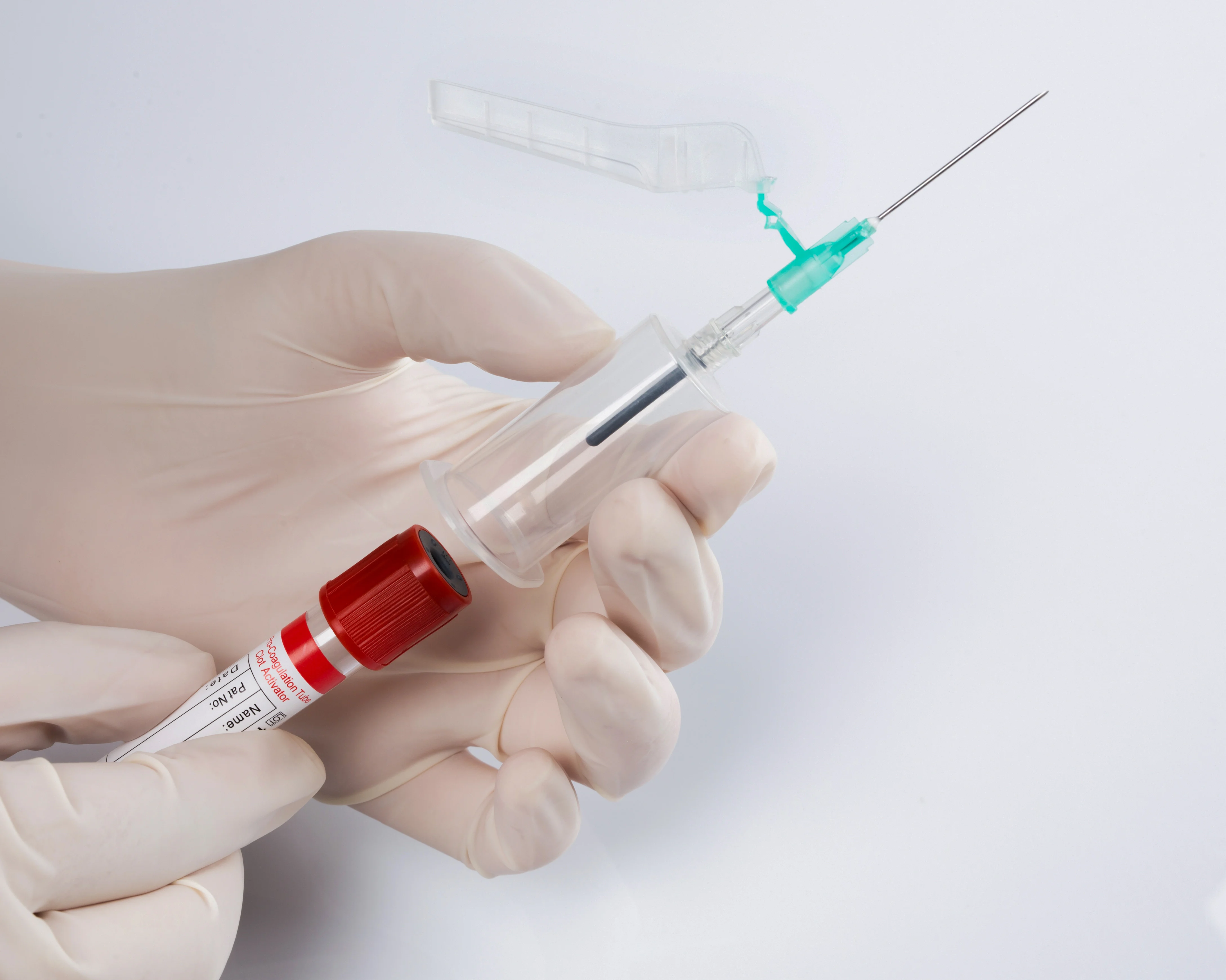 Medical Disposable Safety Vacutainer Butterfly Blood Collection Needle ...