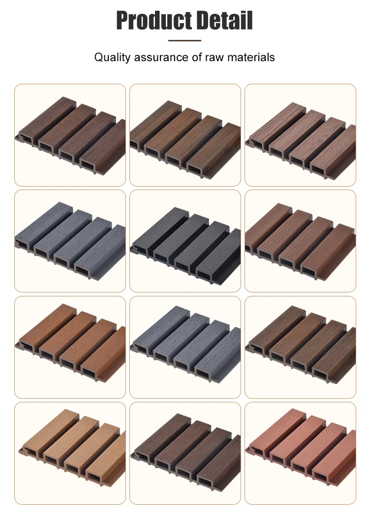 Co-extrusion Wpc Wall Cladding Panel Cladding Wpc High Quality Embossed ...