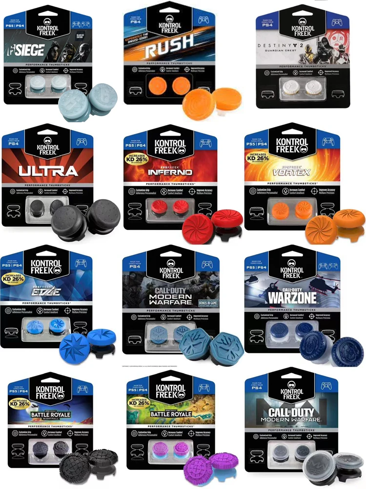 Kontrol Freek Analog Stick Joystick Controller Performance Thumb Grips Caps Compatible With Ps5