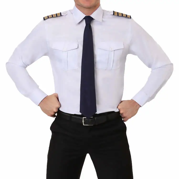 Shop Our Hot Sale Long Sleeve Airline Pilot Uniform Shirts