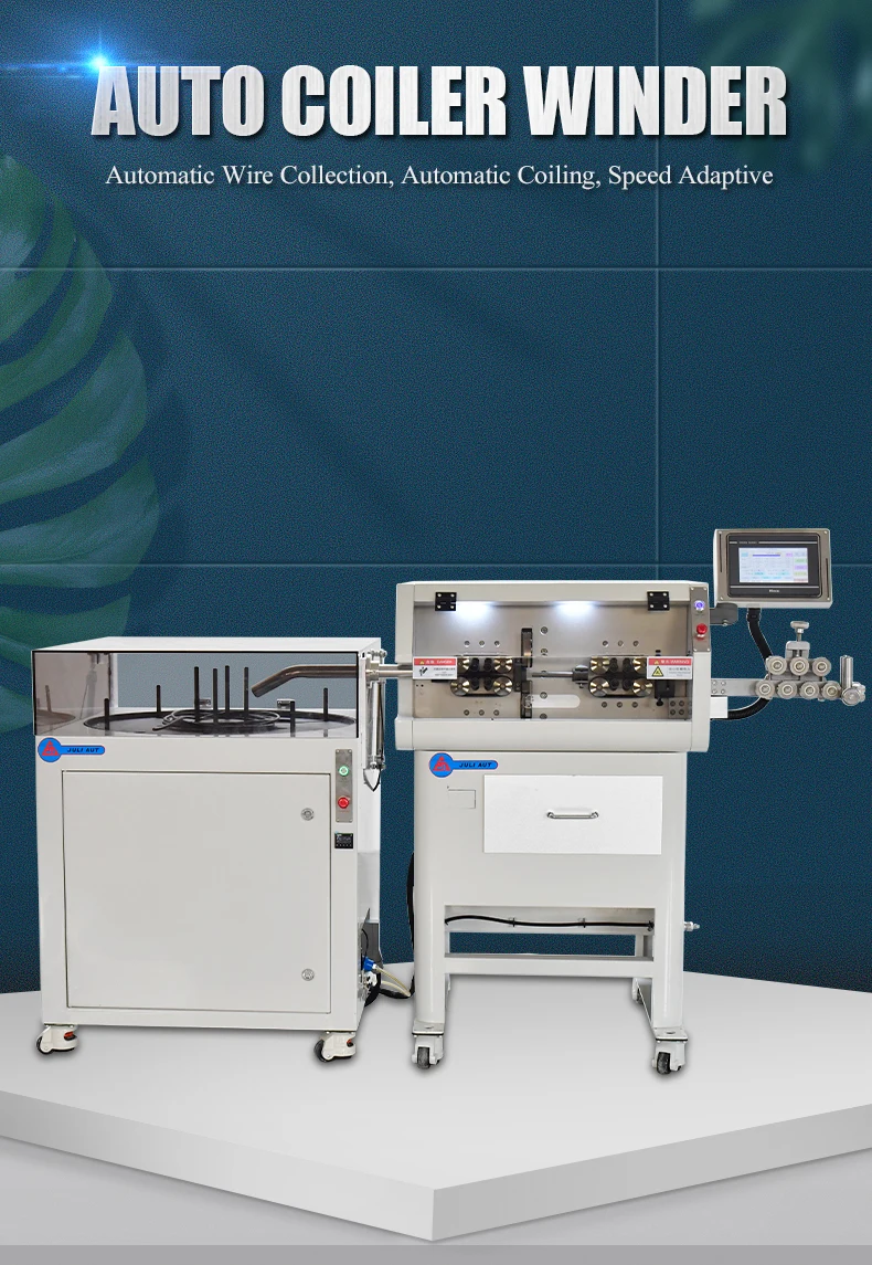Automatic Cable Coiler Wire Coil Winding Machine Cable Coiling Wrapping ...