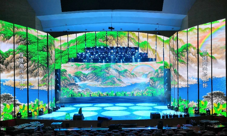 Giant Stage Background 500x1000mm Video Wall LED Display Screen Panel ...