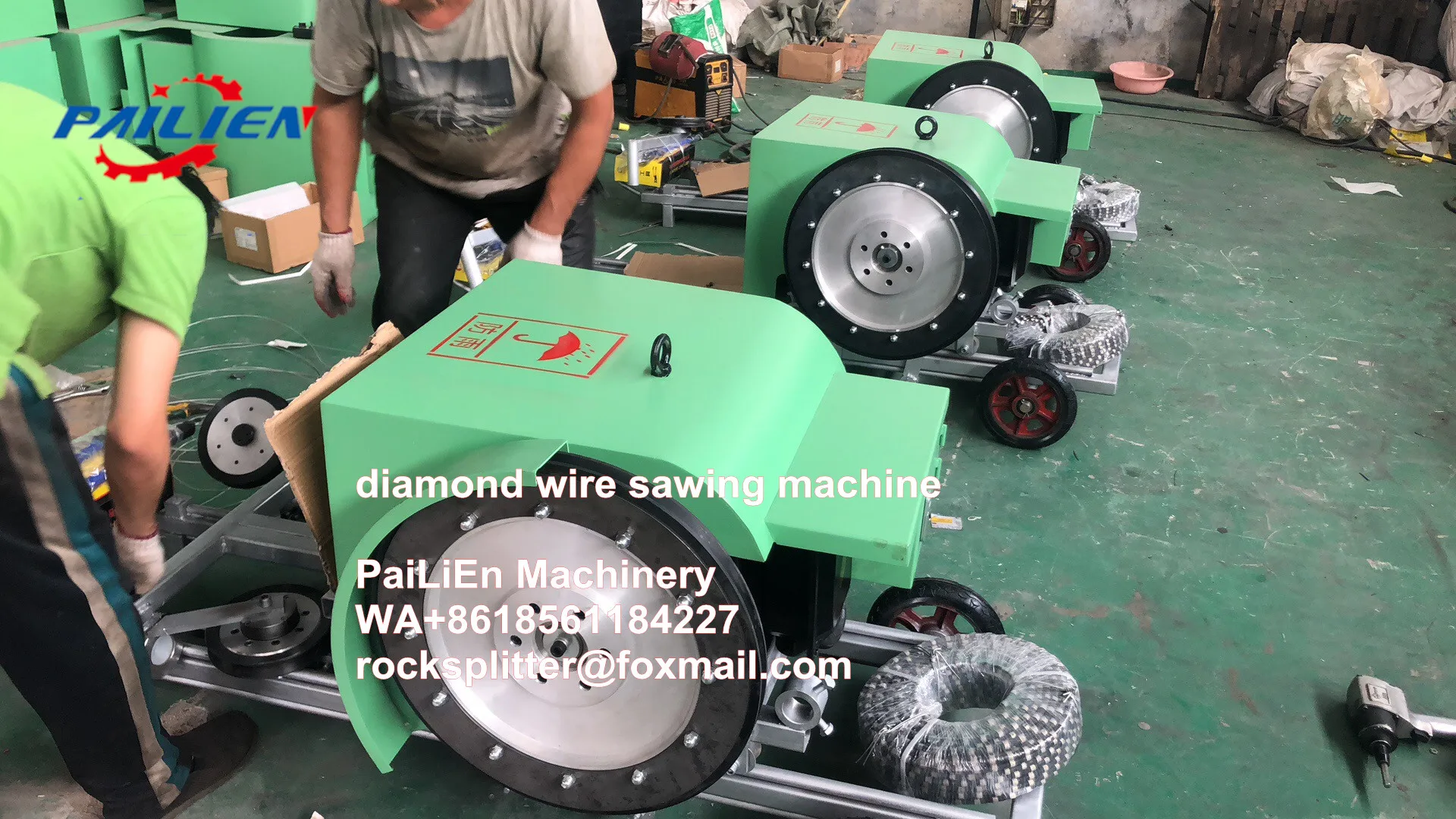 Portable Diamond Wire Saw Machine For Cutting Rocks Concrete - Buy Hot ...