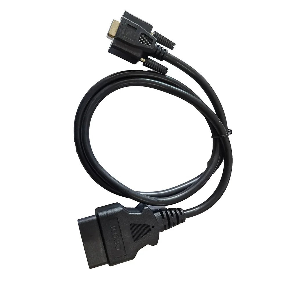 9pin Male To Female Connector Obd2 Serial Adapter Cable Db9 Cable - Buy ...