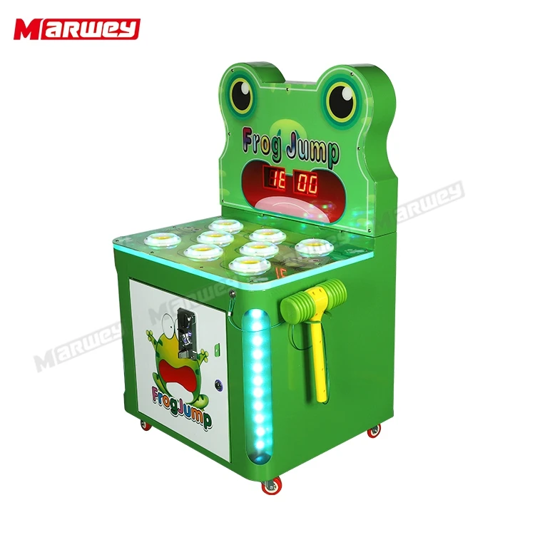 Wholesale Coin Operated Crazy Frog Hitting Kids Arcade Machines High ...