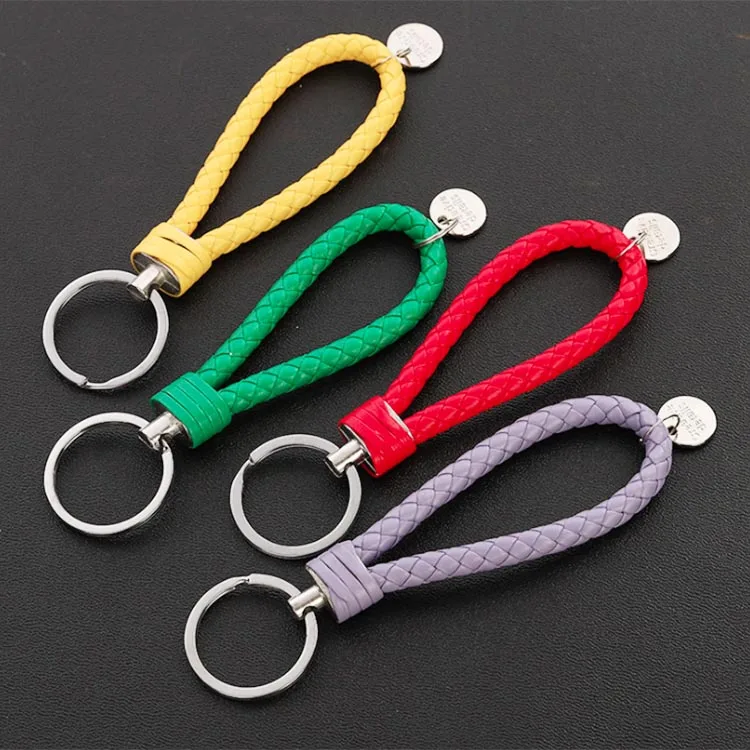 Factory Wholesale Custom Leather Keychain Key Holder Pendant Promotion