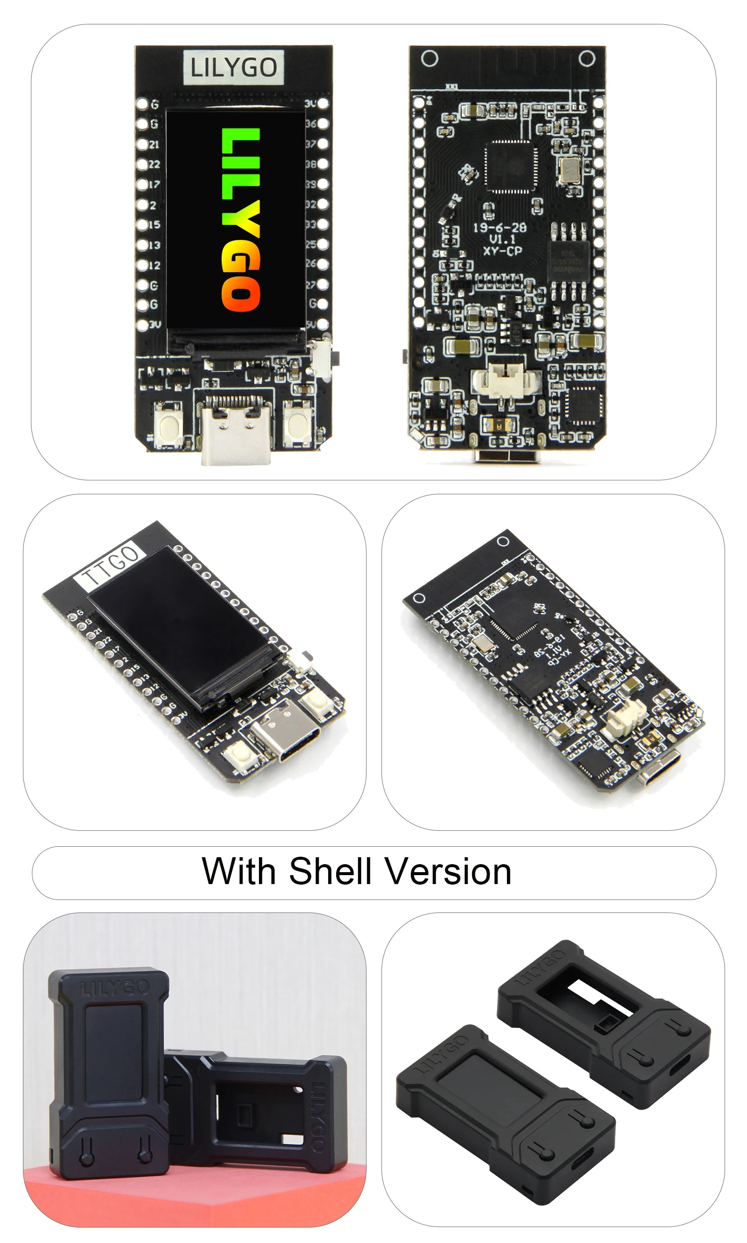 LILYGO TTGO T-Display ESP32 - Low Power Wifi Bluetooth Module