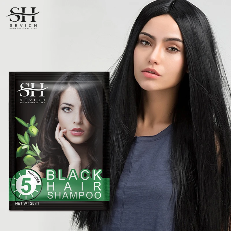 Natural Chinese Black Hair Dye Shampoo 100% Coverage Of Grey Hair Hair ...