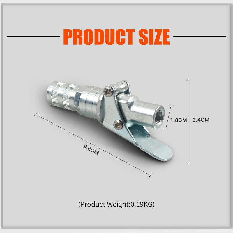 Quick Release Grease Gun Couplers - Efficient Lubrication
