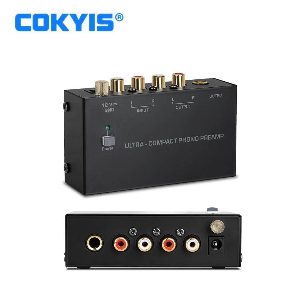 Pp400 Compact Phono Preamplifier Phono Preamp With Power Switch Phono ...