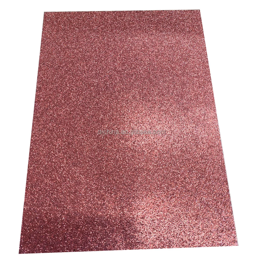 A4 Glitter Cardstock 250GSM Burgundy Color Glitter Cardboard for Arts ...