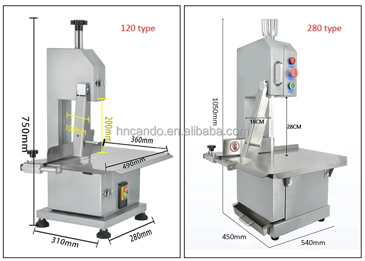 Electric Mini Beef Meat and Bone Cut Saw Machine Bone Saw Meat Cutting ...