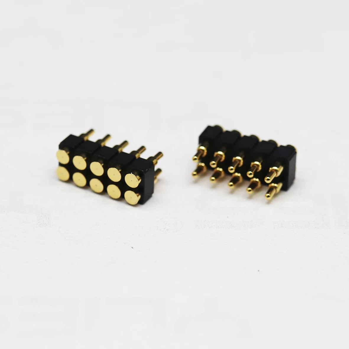 Spring Loaded Pogo Pin Connector 8.0 mm Height 2.54 mm Pitch 16 ...