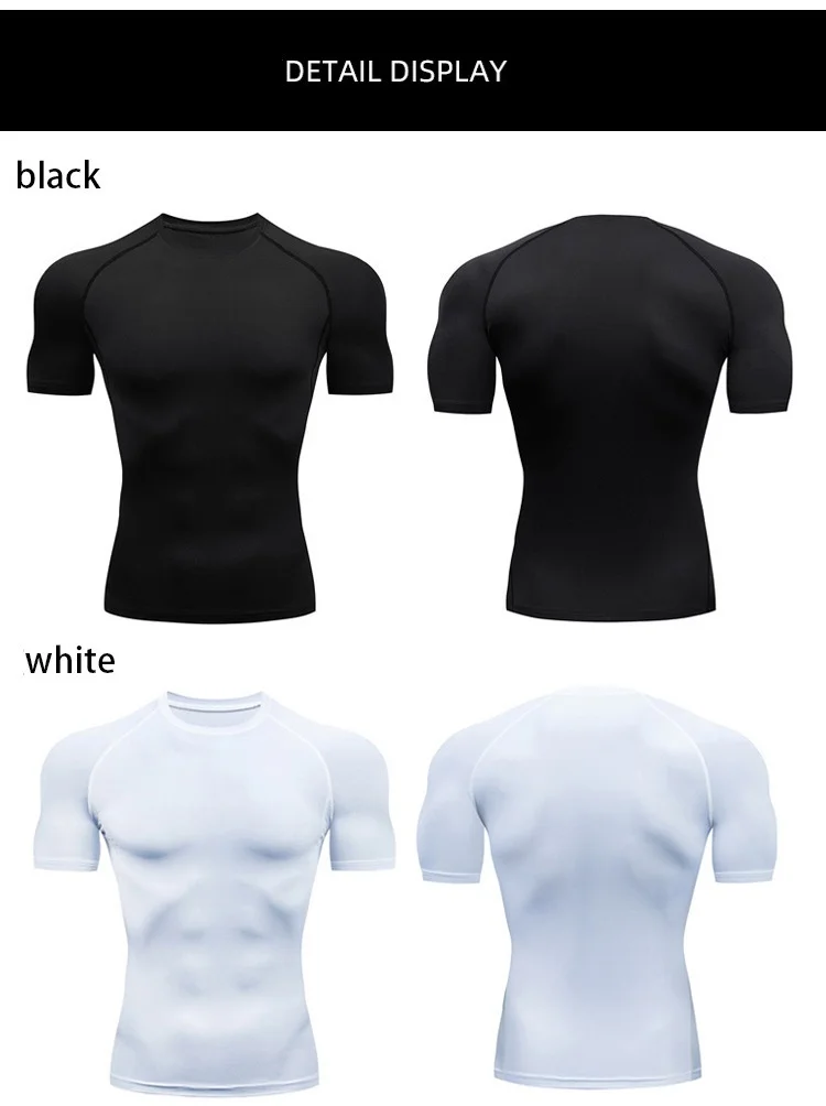 Men's Quick Dry under Base Layer Compression Sports Tops