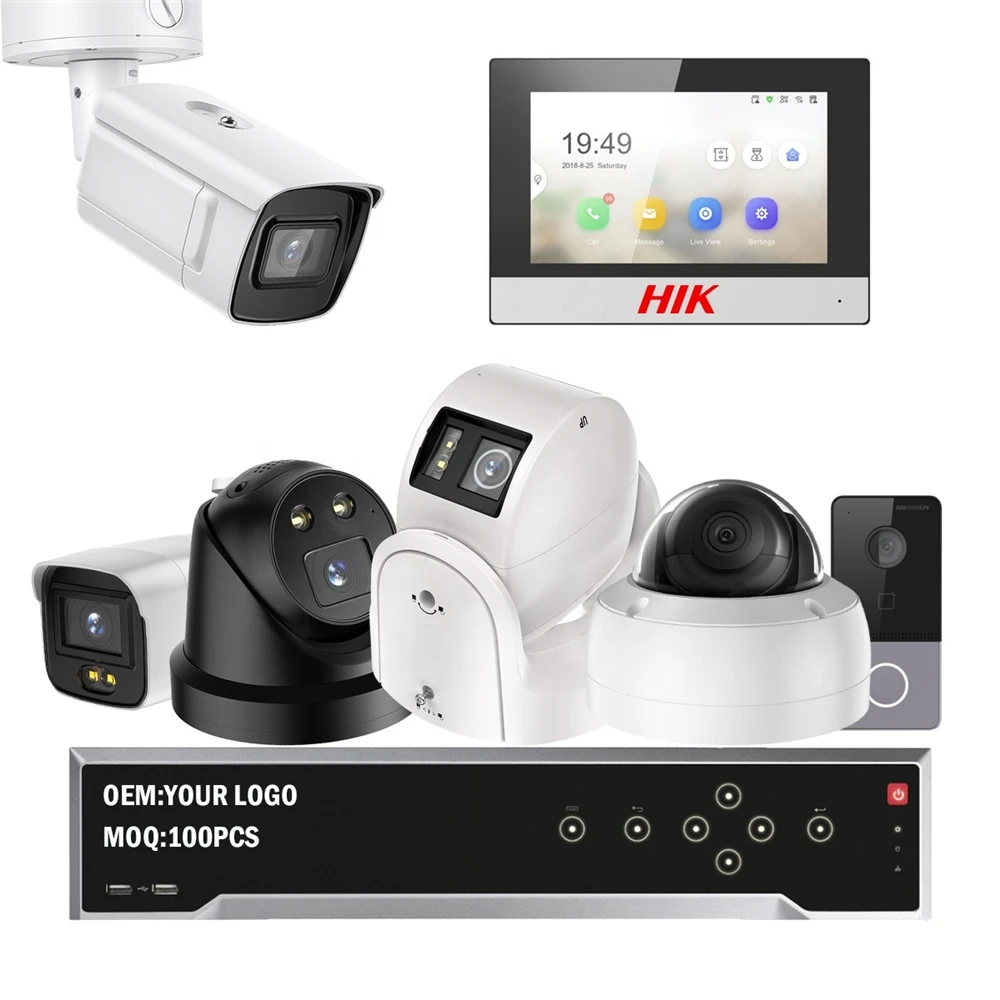 Compatible Hikvision Cctv Systems Oem 4mp 8mp 4k Ip Dome Bullet Ptz ...
