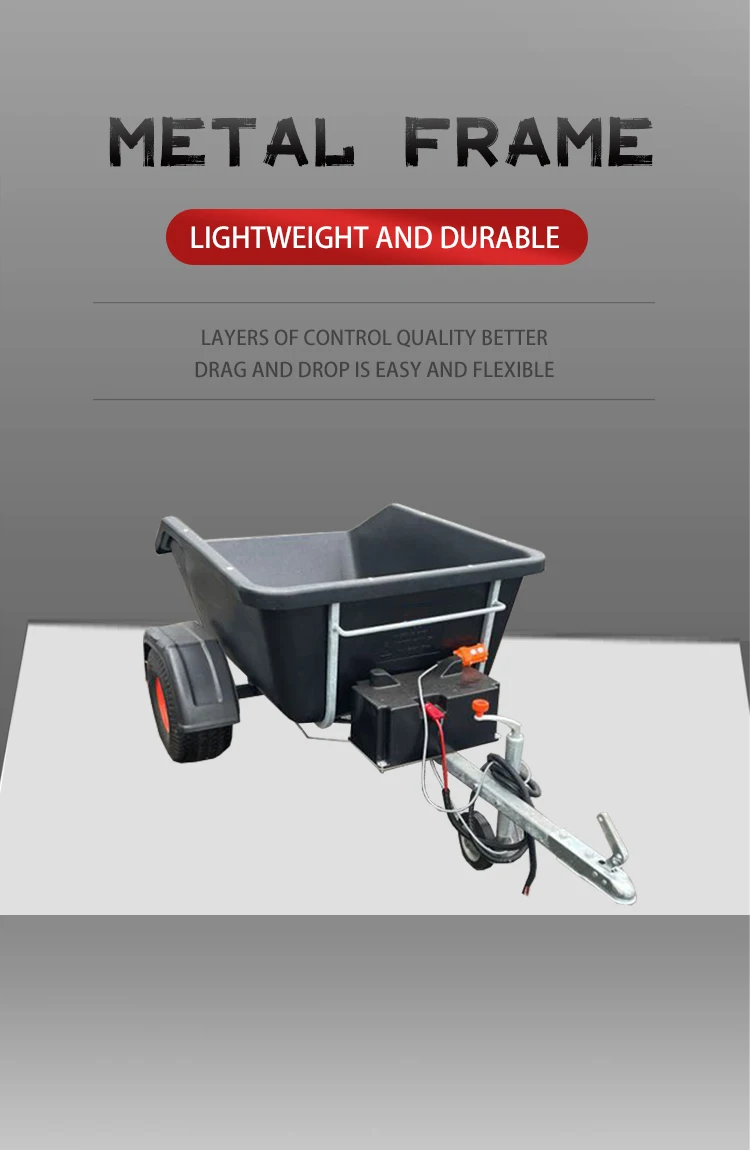 RCM Best Construction New Tipper Trailer Dump Truck ATV Trailer