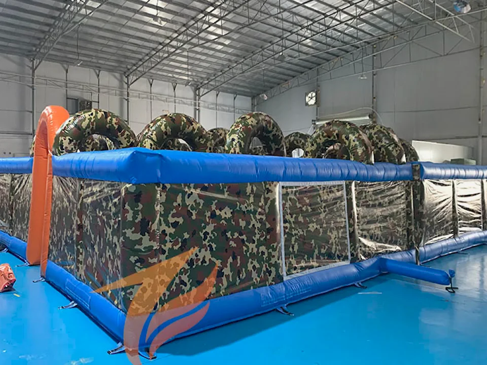 Outdoor Interactive Military Maze Cs Laser War Inflatable Maze - Buy ...