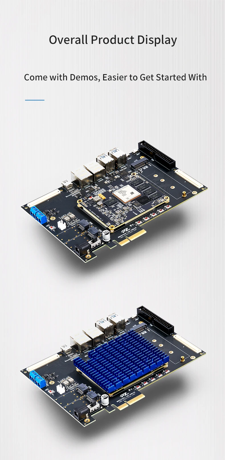 fpga development board Puzhi PZ-ZU3EG-KFB Evaluation Kit Xilinx ZYNQ ...