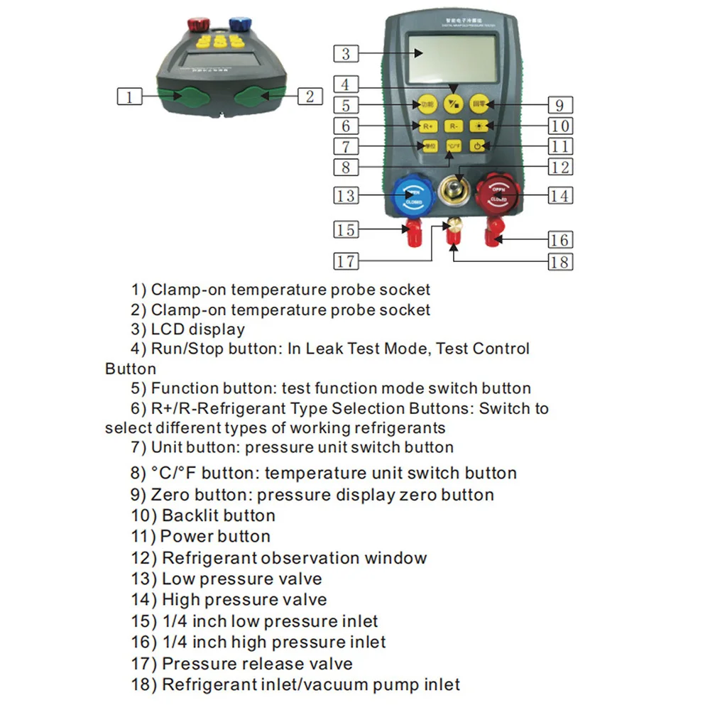 High Precision Vacuum Pressure Temperature Leakage Tester