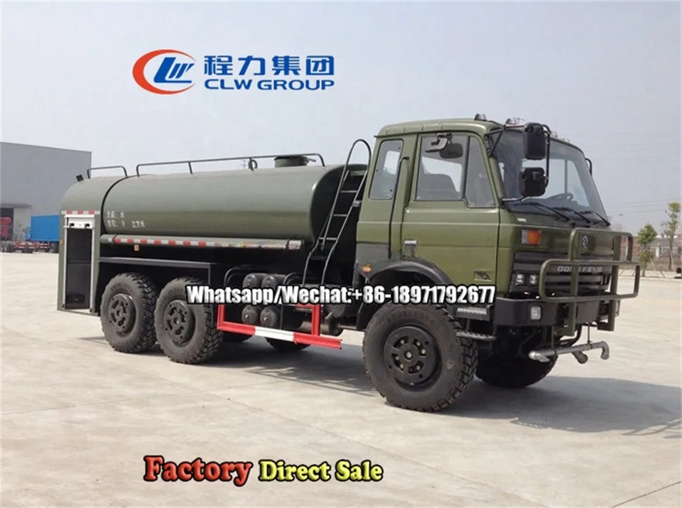 Dongfeng Water tank Fire Truck 6x6 off Road 10000L Forest Fire Fighting ...