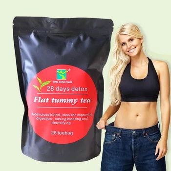 Flat Tummy Tea With Moringa 28 Days Skinny Detox Burn Fat Loss Weight Boost Metabolism Cleanse ...