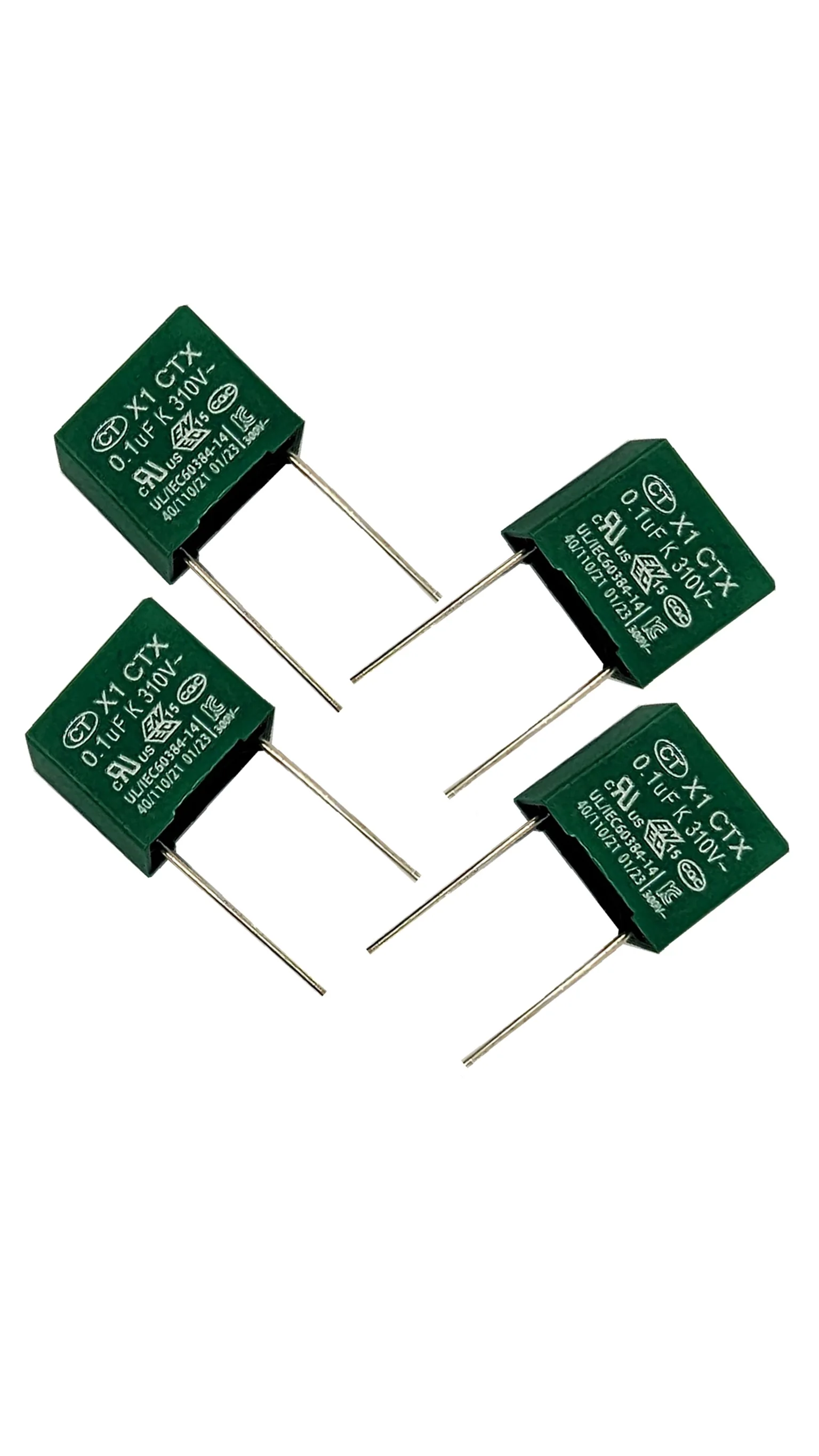 General Purpose Low Impedance X1 Capacitor Mpx Mkp 0.1uf 310vac 104k ...