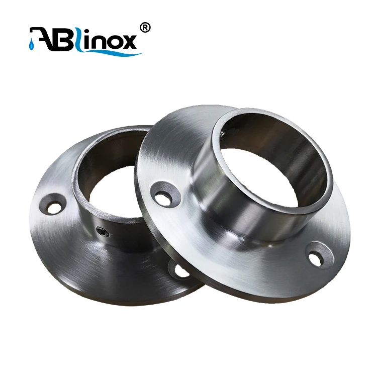 Ablinox Stainless Steel Pipe Flanges for Handrail Installations