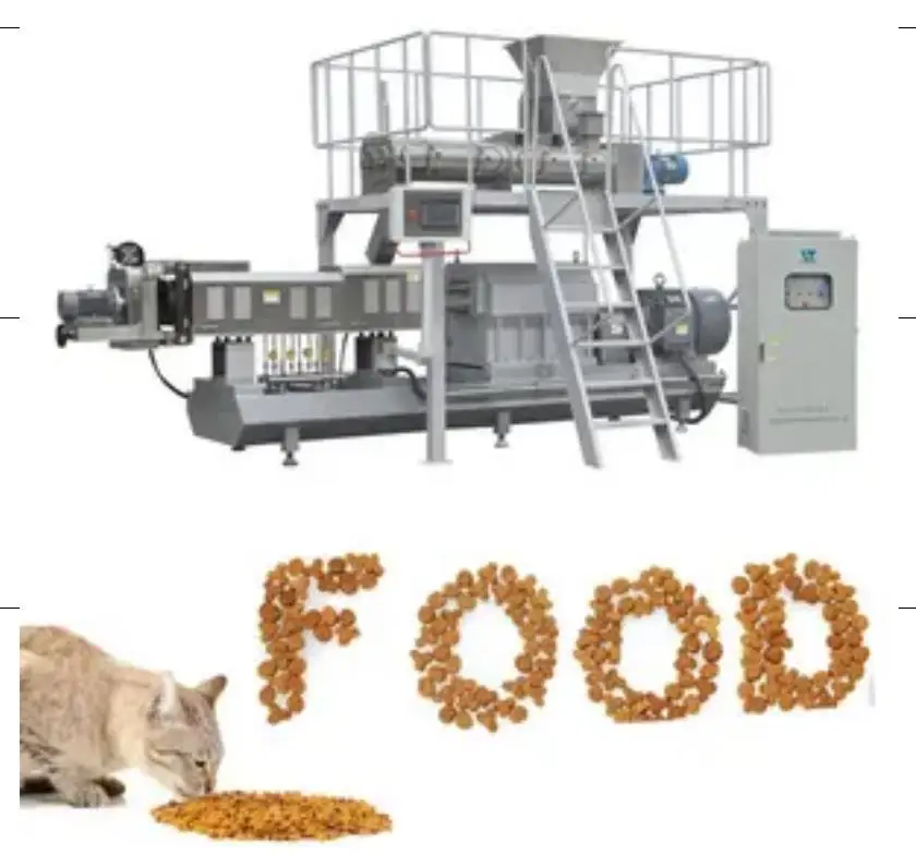 Full Automatic Mini Dry And Wet Factory Pet Feed Dryer Dog Food ...
