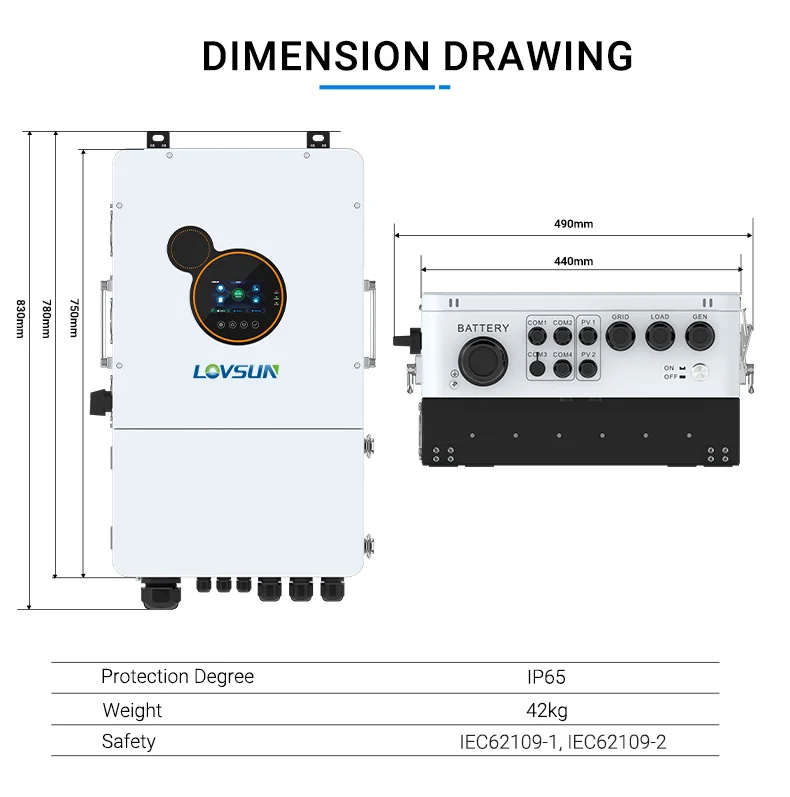 Us Split Phase Ess Hybrid Inverters 5kw 8kw 10kw 12kw 120/240v Hybrid ...