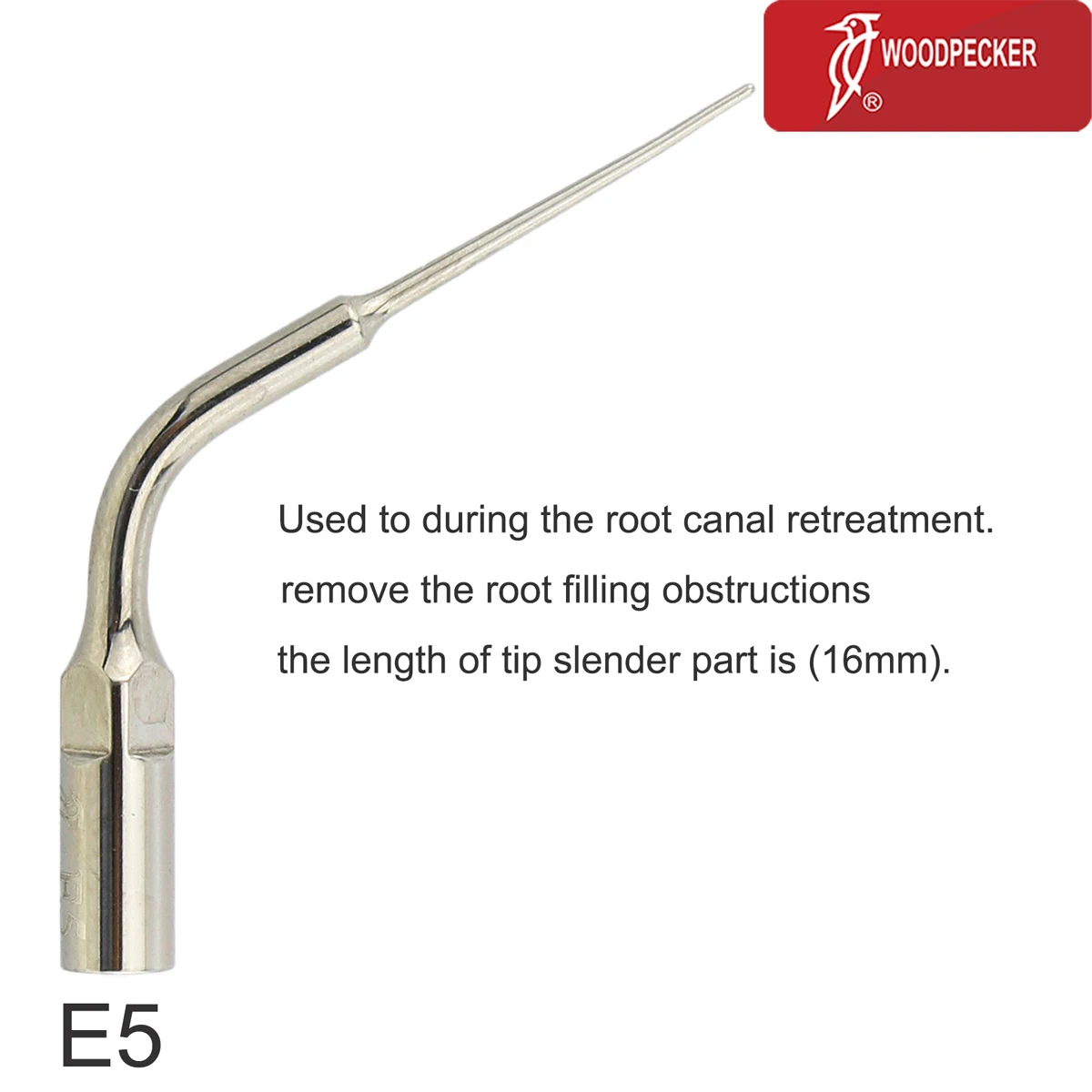 Woodpecker Dental Ultrasonic Scaler Tip Scaling Tips Dental Tools E1 E2