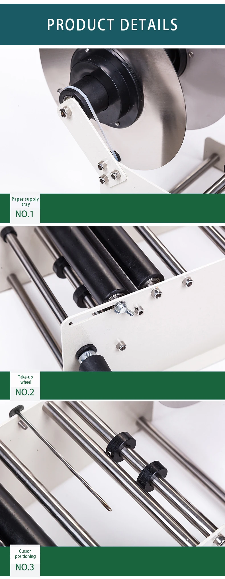 Manual Labeling Machine For Round Bottles Cylindrical Bottles Adhesive ...