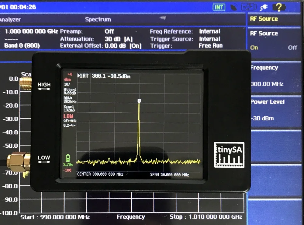 PackboxTiny TinySA Spectrum Analyzer 2.8inch Touch Screen Portable ...