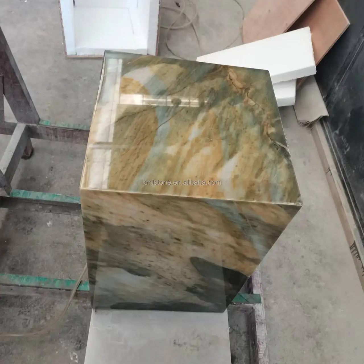 Onyx Marble Square Cube Display Pedestal Plinth - Buy Cube Display ...