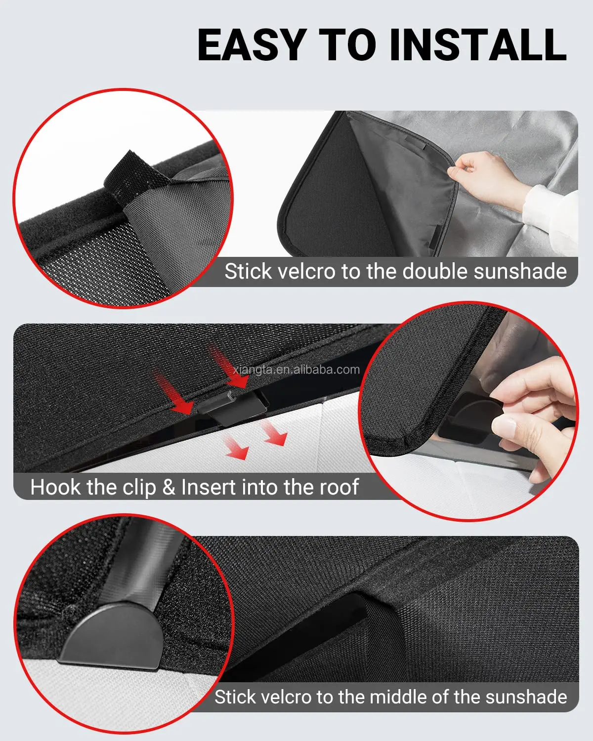 Car Complete Mosquito Car Sunroof Auto Sunshade for Tesla Model Y