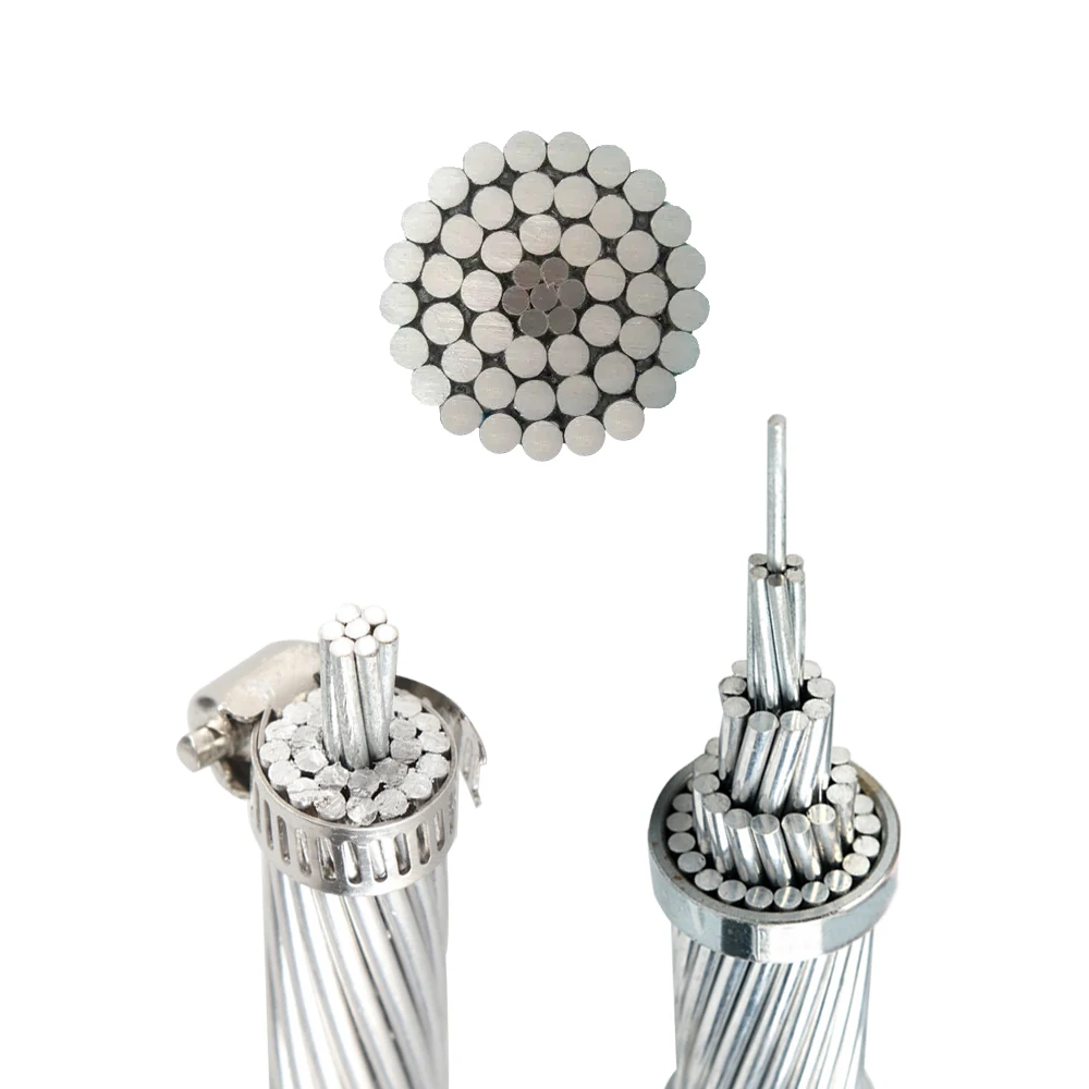 Aluminium Cable Steel Reinforced Acsr Conductor Overhead Aerial Bare ...