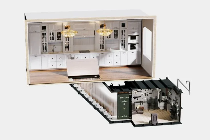 Steel Underground Bunker Steel Bunker Storm Shelter Ready Made House ...