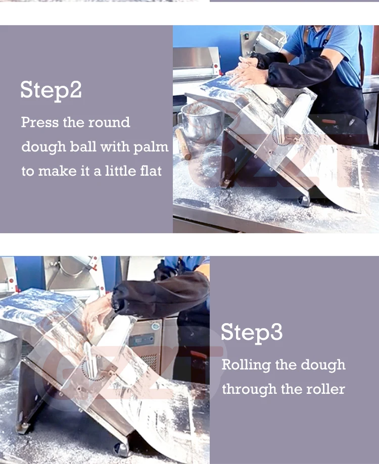 Cheap Price Countertop Mini Electric Hand Crank Dough Sheeter Bread ...