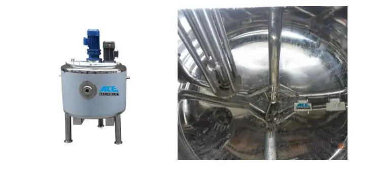 Vaccum Emulsifier Cosmetics Cream Small Batch Stainless Steel Vacuum ...