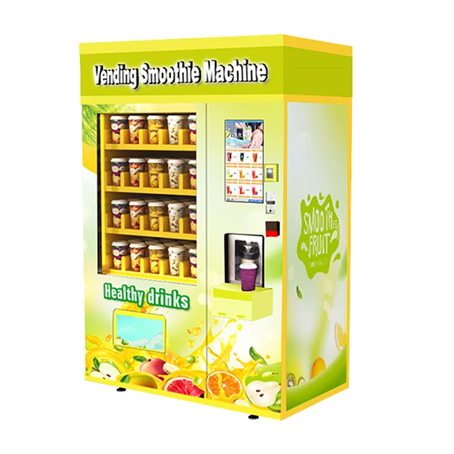 Full Automatically 24 Hours Vending Smoothie Machine
