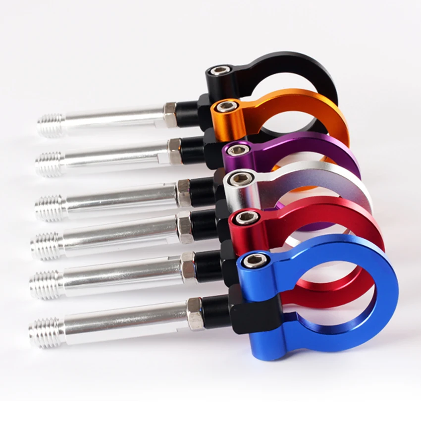 Car Aluminum Auto Parts Trailer Hook Ring Eye Tow Towing Front Rear Tow ...