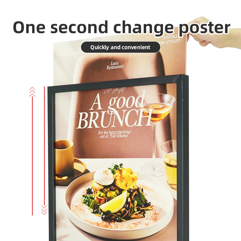 13x19 Outdoor Advertising Poster Stand 50 cm X 40 cm Floor Sign Display ...