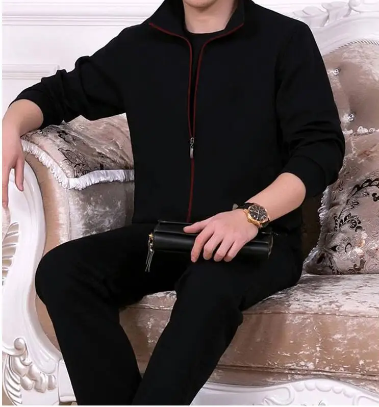 Men's Spring and Autumn Two Piece Sets - Casual Sports Fashion