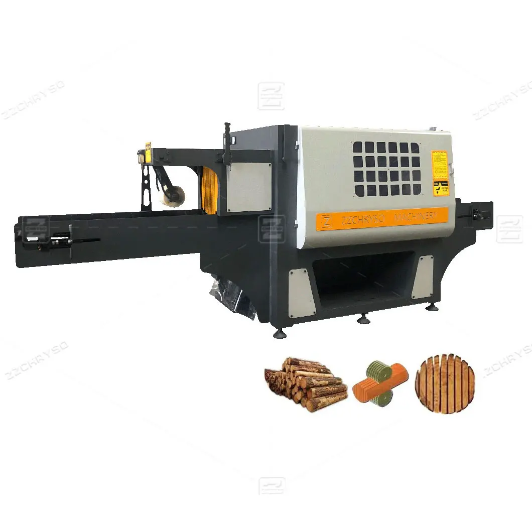 Round Wood Multiple Rip Sawmill Log Multi Blade Sawing Machine - Buy ...
