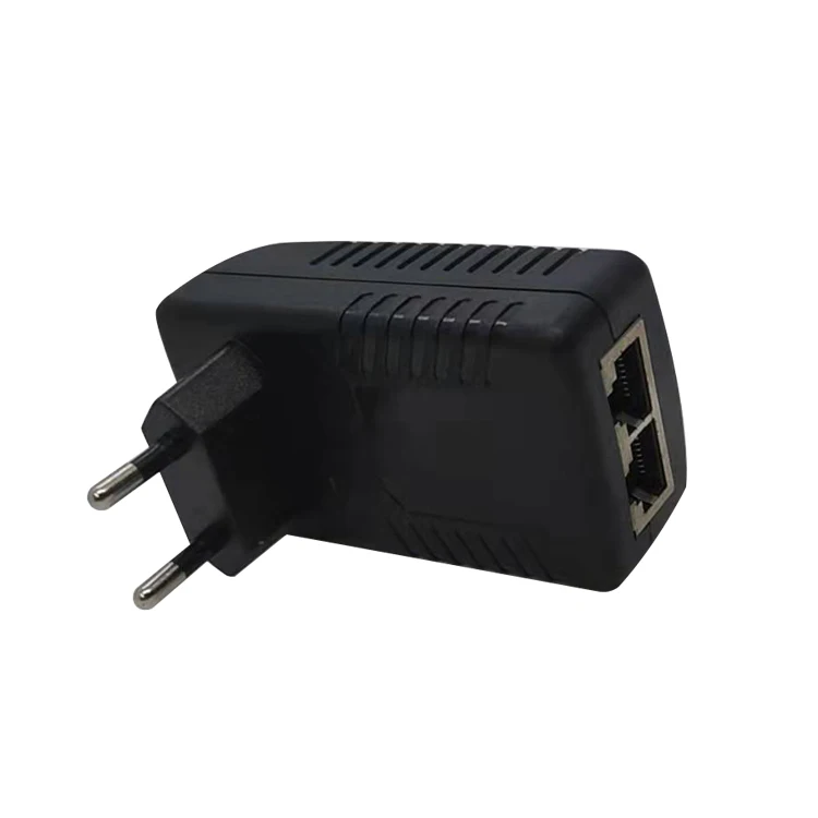 24v1a 2 Rj45 Port Power Design Injector/splitter Poe Power Adapter Over ...