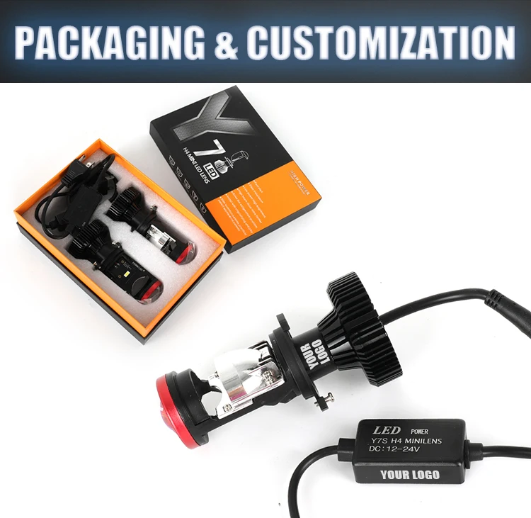 Right Left High Power Motorcycle Canbus Tri Color Led 6500k 3000k 4300k ...