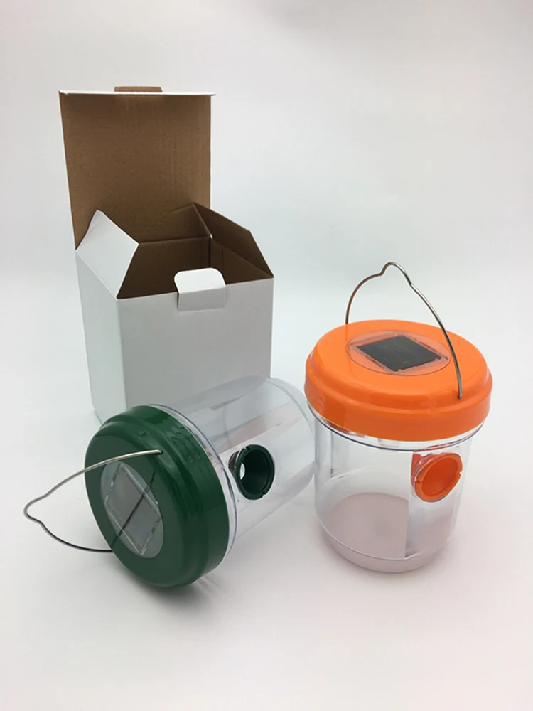 Wasp Trap Outdoor,Solar Powered Wasp Killer With Uv Led Light,Reusable ...